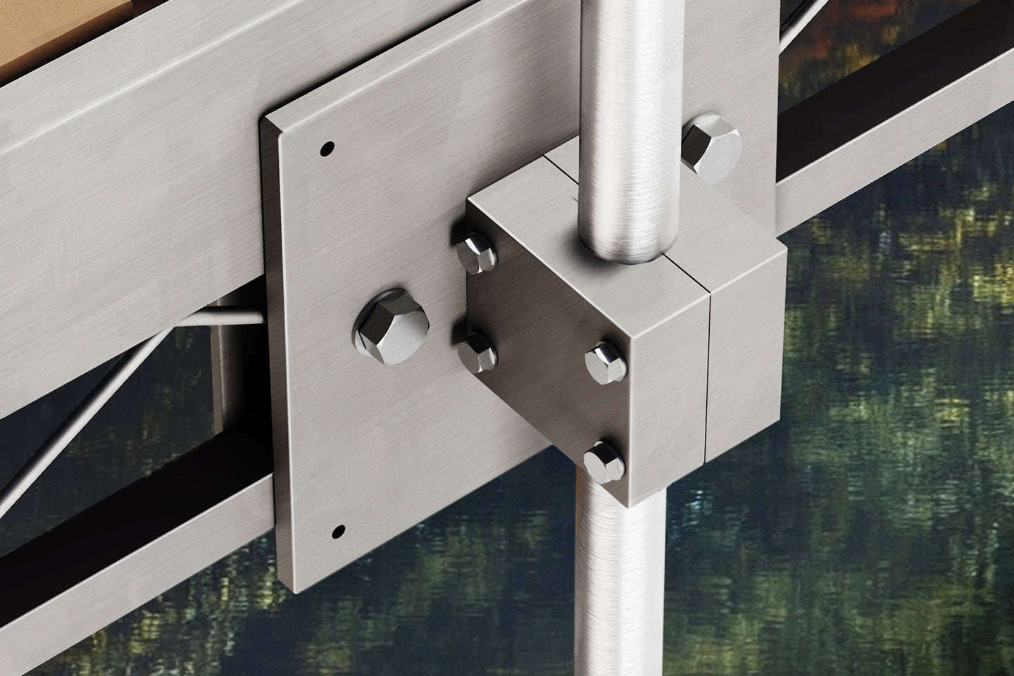 Scott Dock Truss Mount for Aquasweep or De-Icer – Aquatic Plant Management